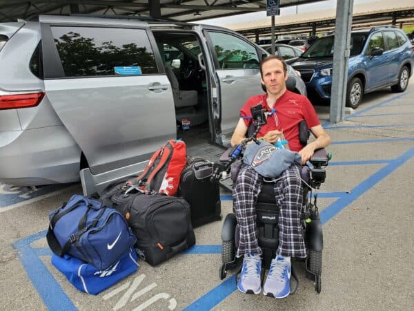What it’s like to fly with my brother, a quadriplegic