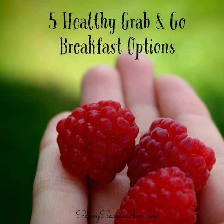 Five healthy grab and go breakfast options